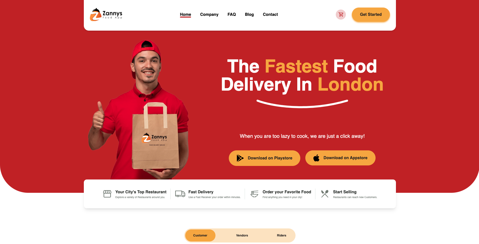 Zannysfood - Your Premier Food Delivery Service in London